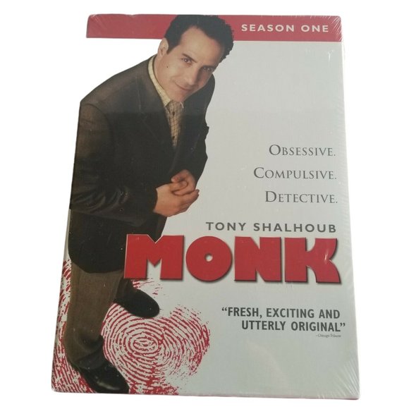 Media | Monk Season 1 Dvd 204 4disc Set New Sealed | Poshmark